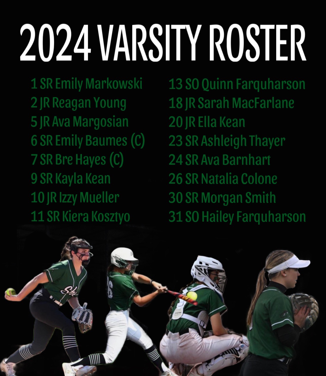 2024 Varsity Roster